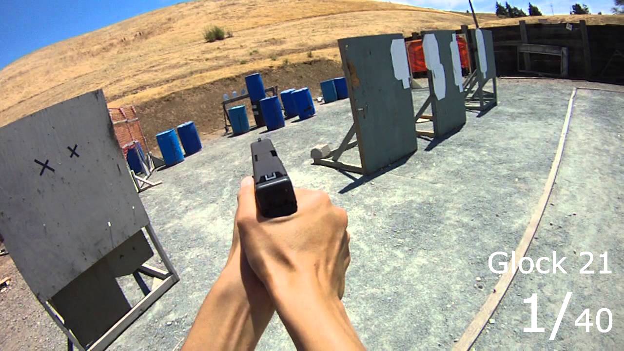 USPSA Match: Glock 21 - YouTube