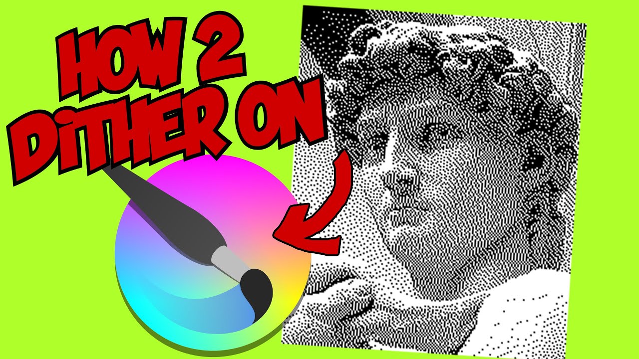 How to use Dithering in Krita! - Krita dithering tutorial - YouTube