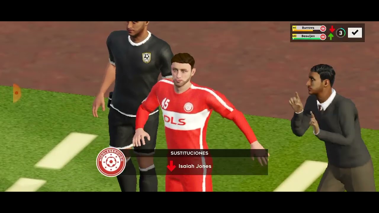 Borussia Dortmund 0 (3) Vs Middlesbrough 0 (0) Jugando DLS 2022 ...