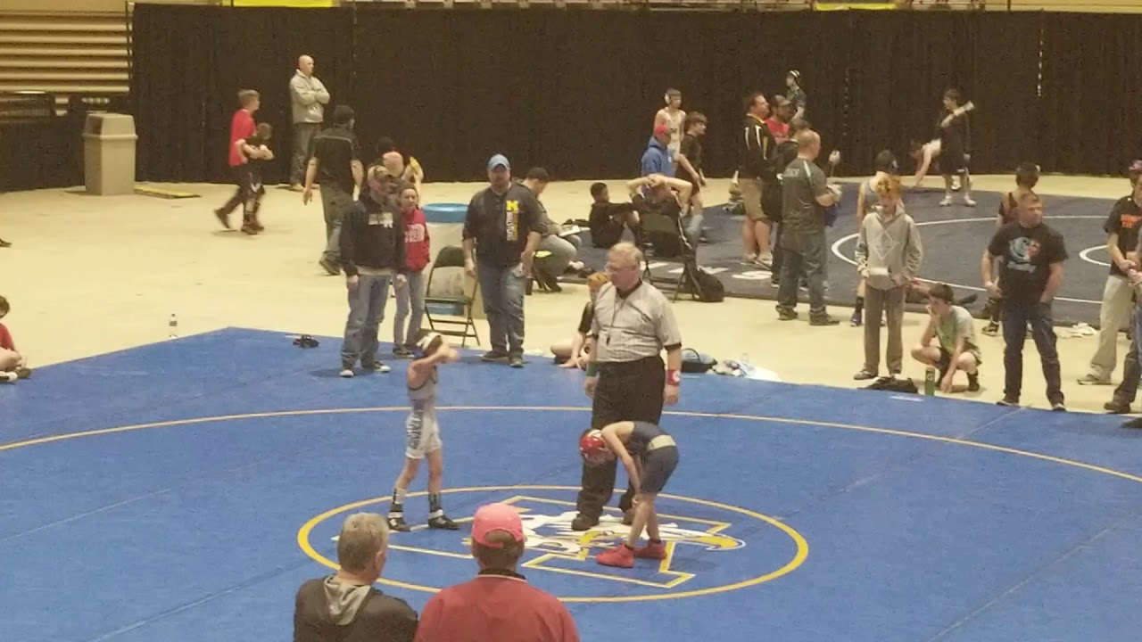 MSAW Youth States 2-23-19 Joey match 3 part2 - YouTube