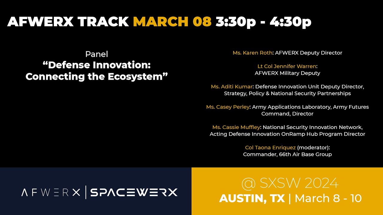 Panel “Defense Innovation - Connecting the Ecosystem” - YouTube