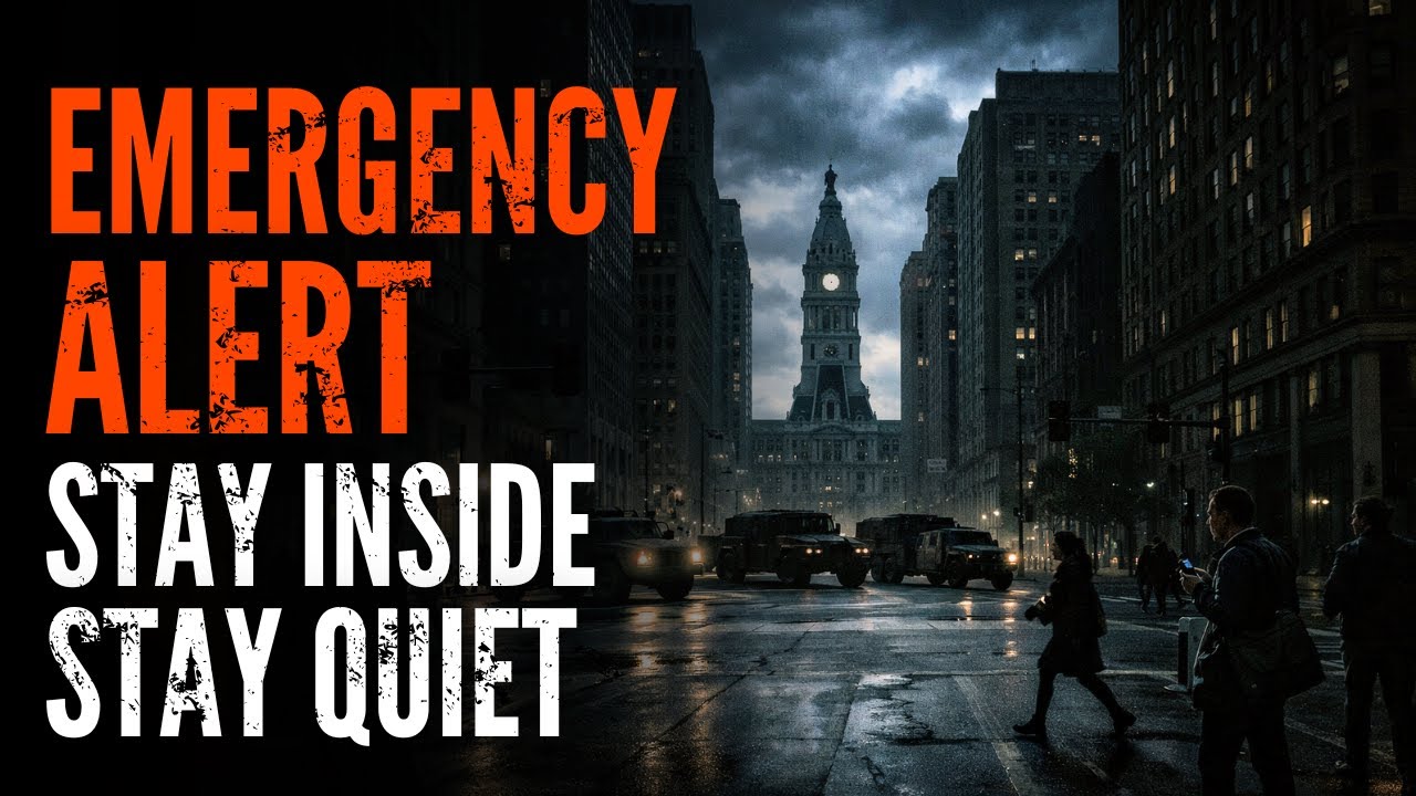 EMERGENCY ALERT: STAY INSIDE. STAY QUIET - YouTube