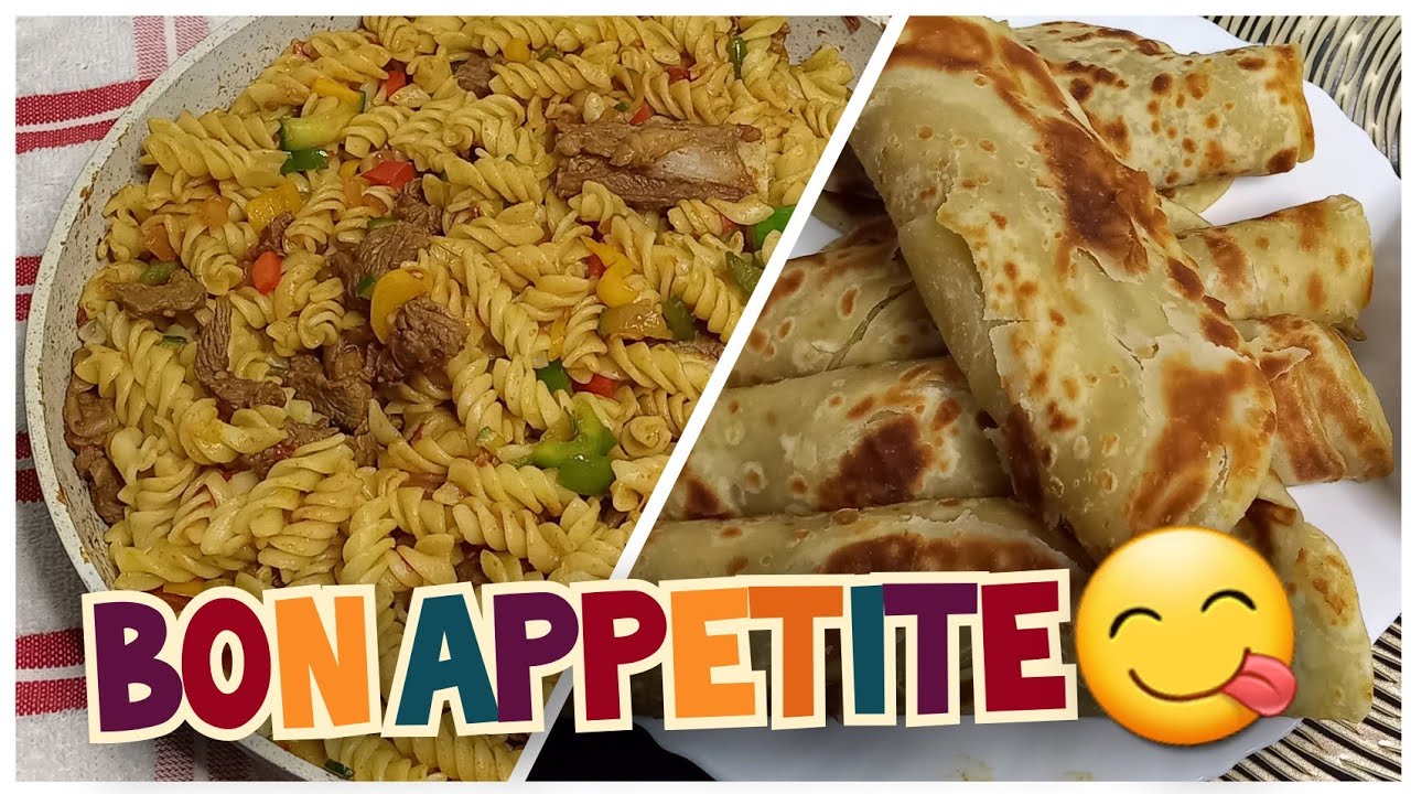 Soft Layered Chapati recipe|| pasta with beef recipe - YouTube