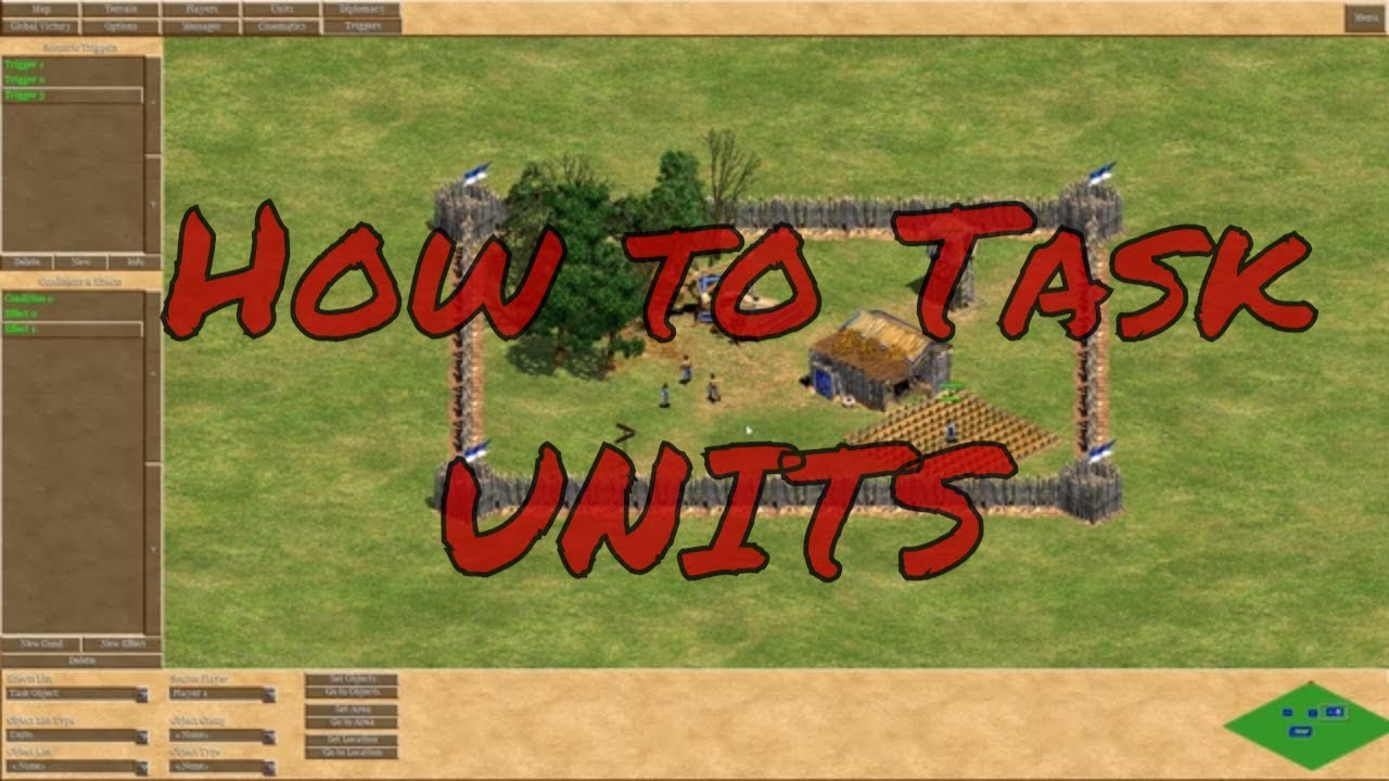 Scenario Editor For Dummies The Task Effect Age Of Empires 2 Youtube