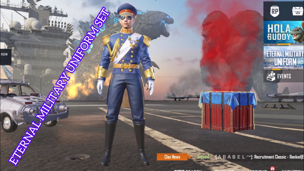 NEW EVENT ETERNAL MILITARY UNIFORM | DRESS UNIFORM SET | PUBG MOBILE ...