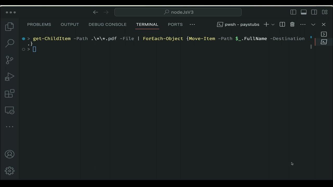 Bash vs. Powershell - Moving files - YouTube