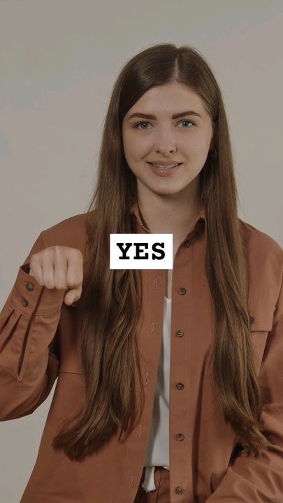 Yes And No Asl Sign Youtube