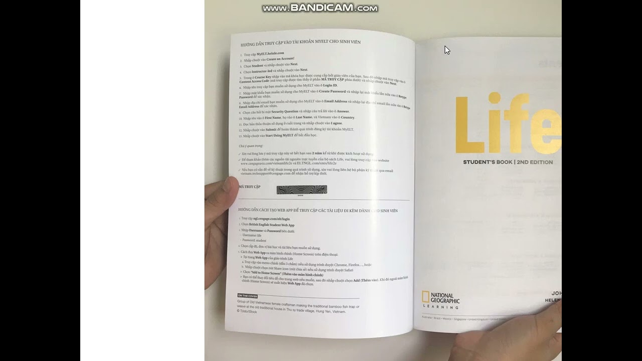 Hướng dẫn Đăng ký tài khoản MyELT để làm bài tập Tiếng anh online: Life ...