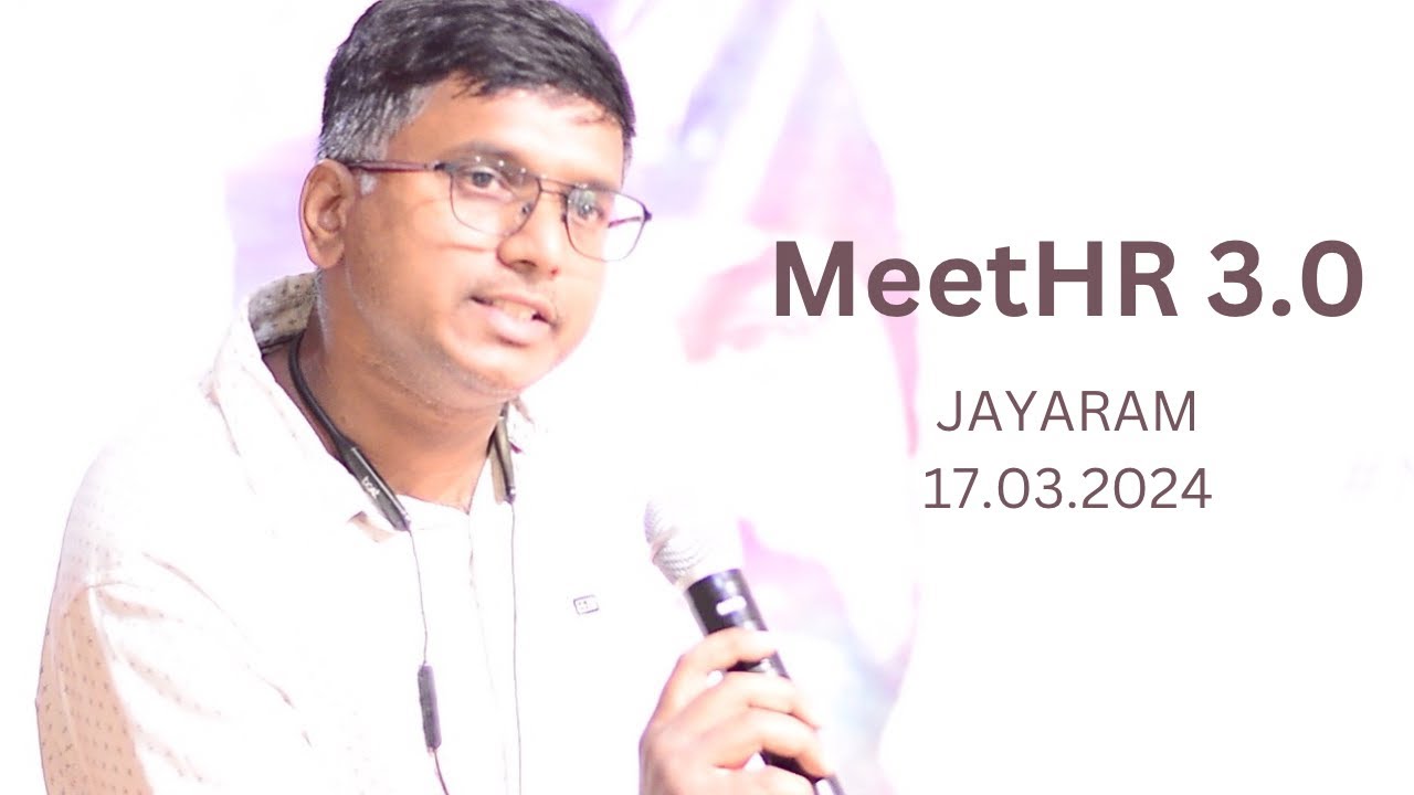 MeetHR - 3.0 at Vizag | Jayaram | Hari Raghav - YouTube
