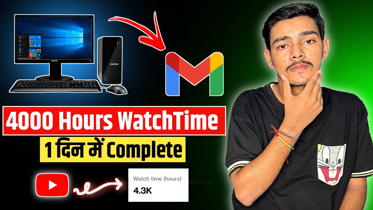 Finally Gmail Id Change Time / 4000 hours Watchtime Best Gmail | How to ...