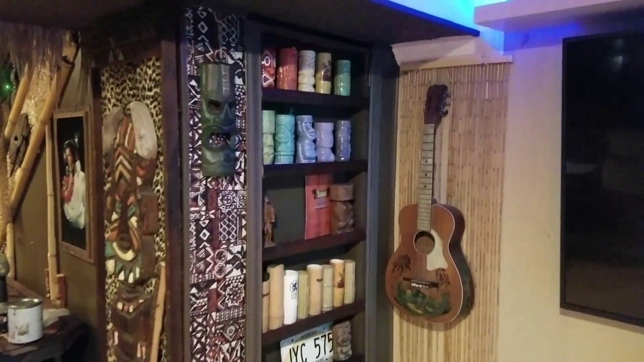 Hidden Tiki Shelf at the Hale Manu - YouTube