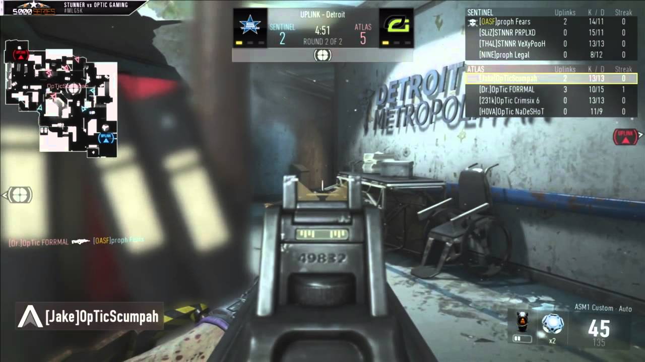 Optic Gaming vs Stunner - Game 3 (MLG 5k Series - Feb 15th 2015) - YouTube
