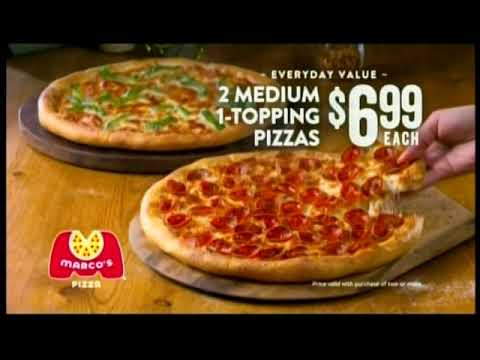 Marco's 2 medium 1-topping pizzas for $6.99 TV commercial (2019) - YouTube