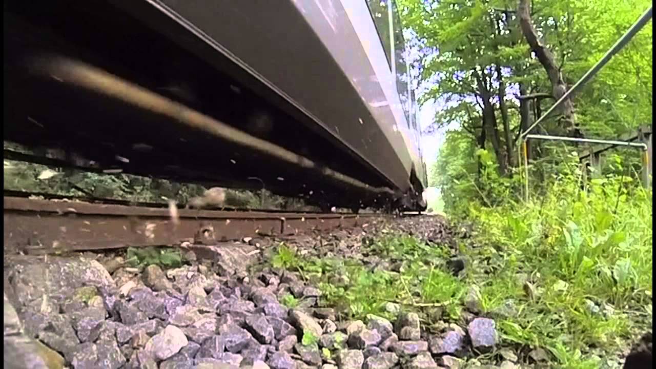 Fast train in SLOW MOTION 240fps ~GoPro 3 Black Edition~ - YouTube
