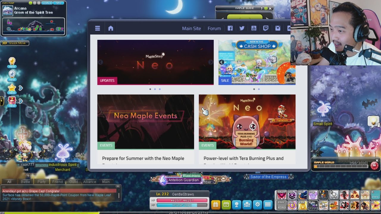 Checking out New NEO update in MapleStory - YouTube