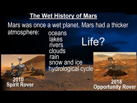 Astronomy - Ch. 12: Mars (2 of 40) The Wet History of Mars - YouTube