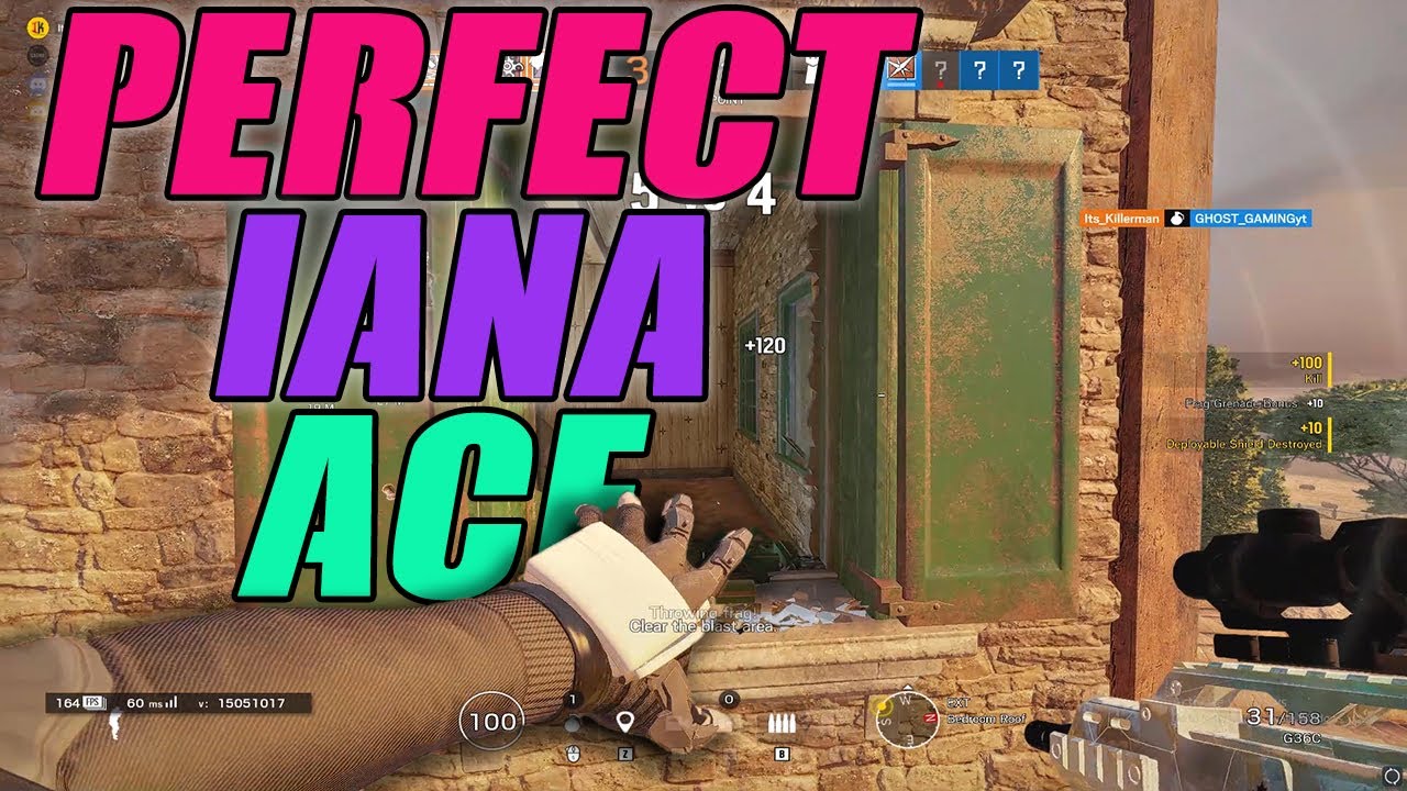 Perfect Iana Ace In Rainbow Six Siege | Gold To Plat R6S Gameplay - YouTube