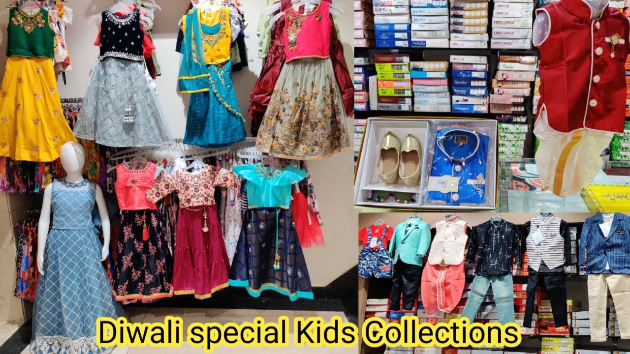 Exclusive Diwali collection for kids at Jyothi Textiles and Dresses ...