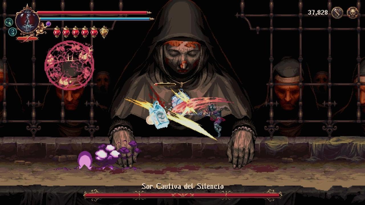 Blasphemous 2 SOR CAUTIVA DEL SILENCIO BOSS FIGHT - YouTube