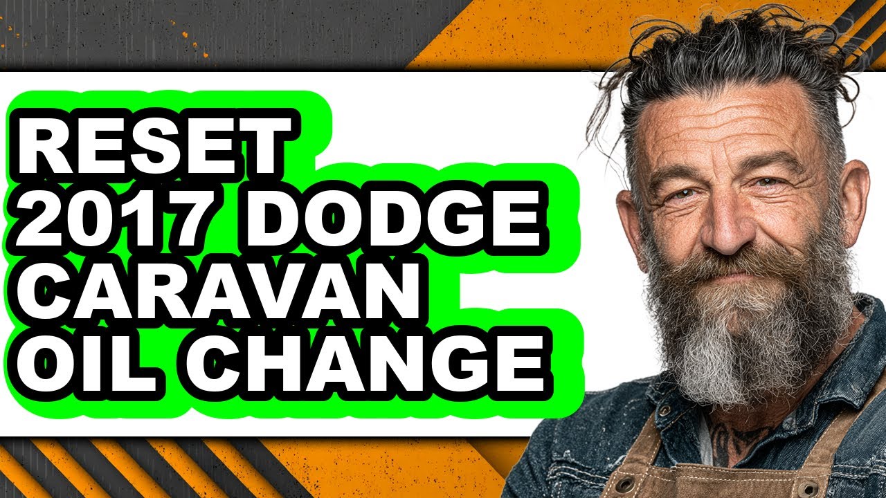 How To Reset 2017 Dodge Caravan Oil Change (UPDATED) - YouTube