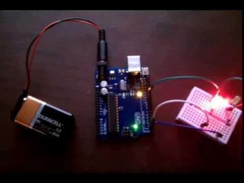 Arduino Red Green LED test. - YouTube