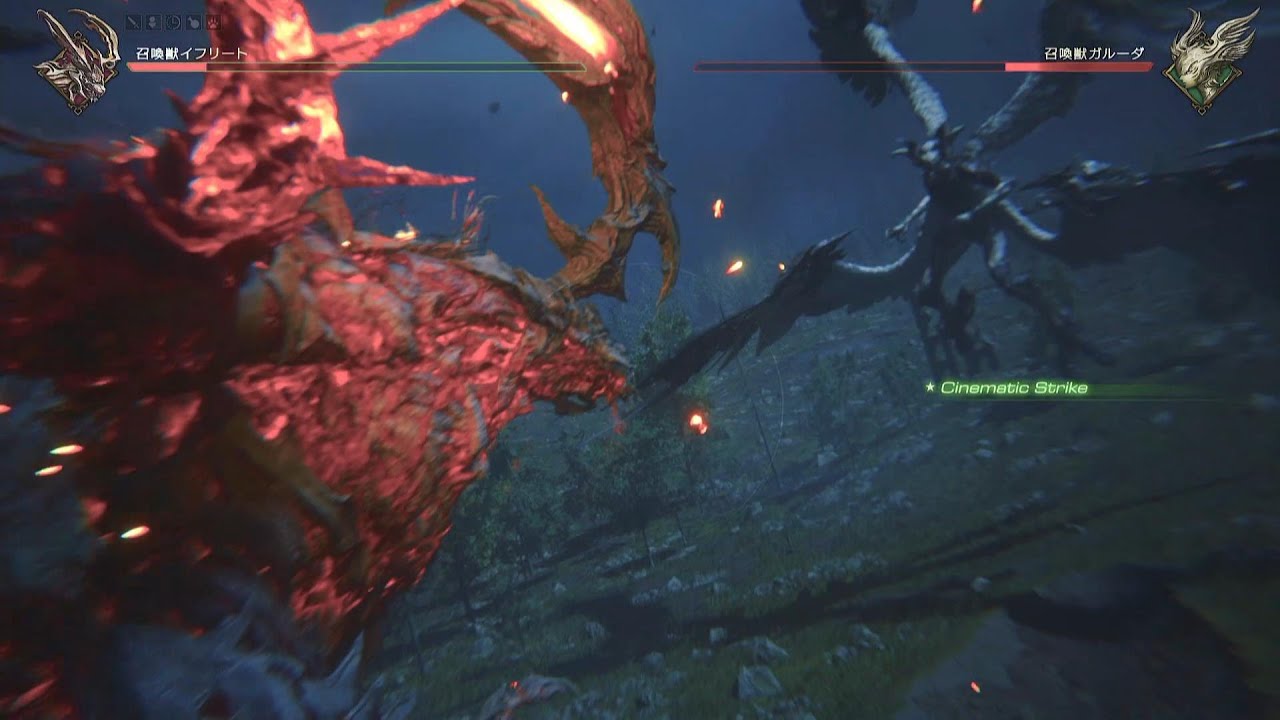 Final Fantasy XVI Gameplay - Eikon real Battle Ifrit vs Garuda - YouTube