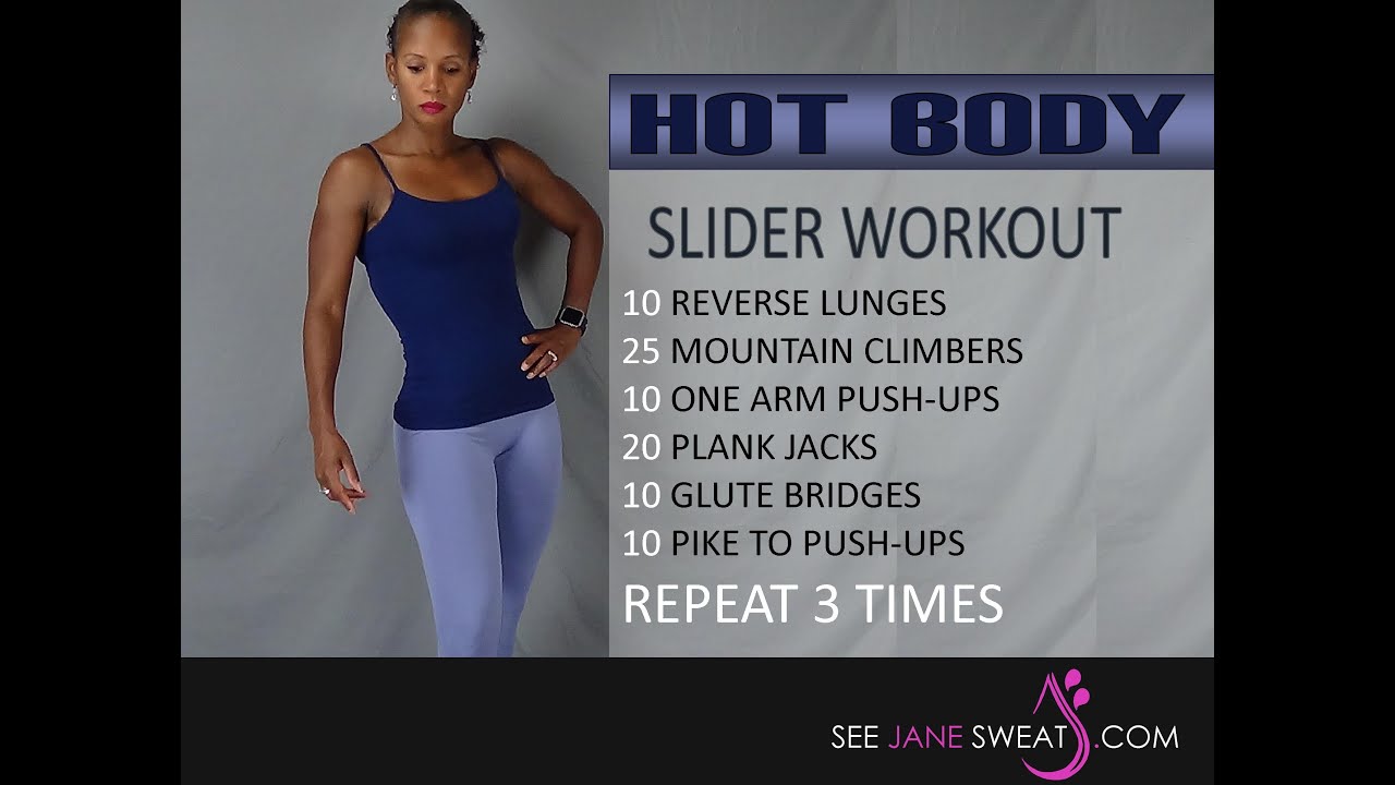 Hot Body Slider Workout - YouTube