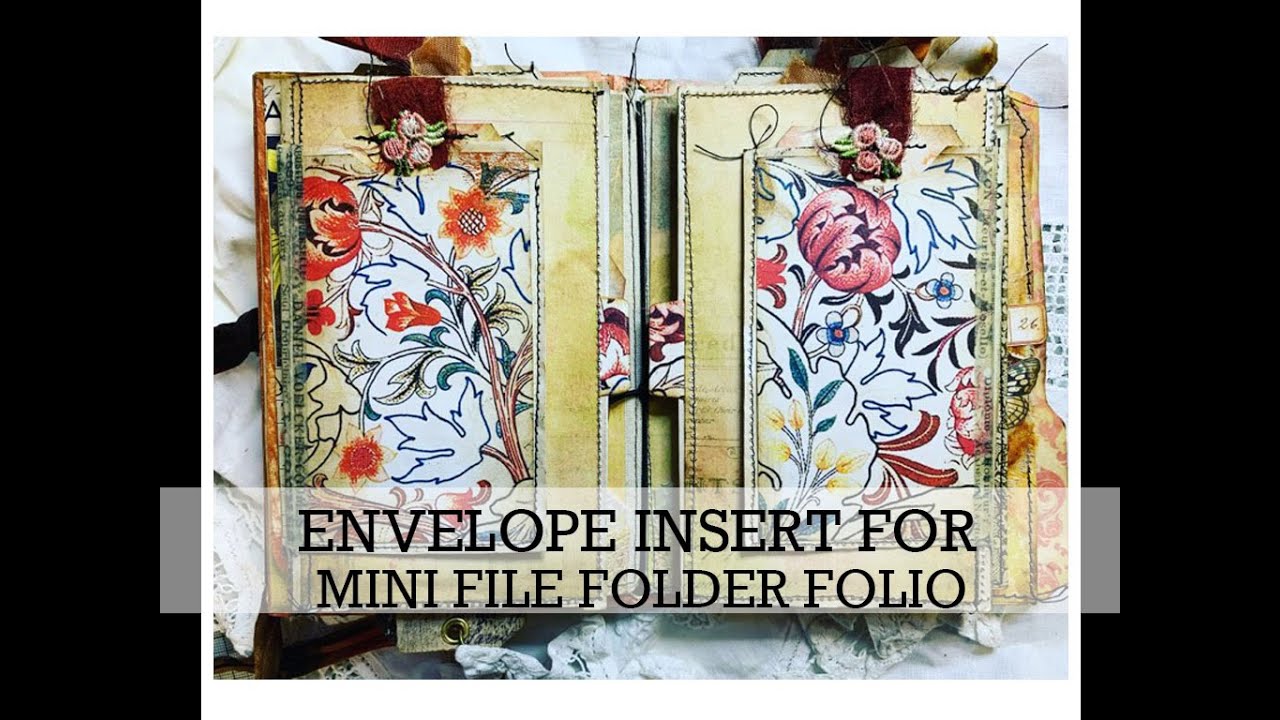 ENVELOPE INSERT For the Mini file folder folio #3 - YouTube
