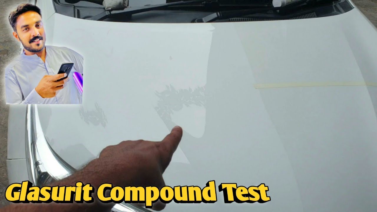Glasurit Compound Test on 🚗🚘 | Car Compound Polish In Urdu ! - YouTube