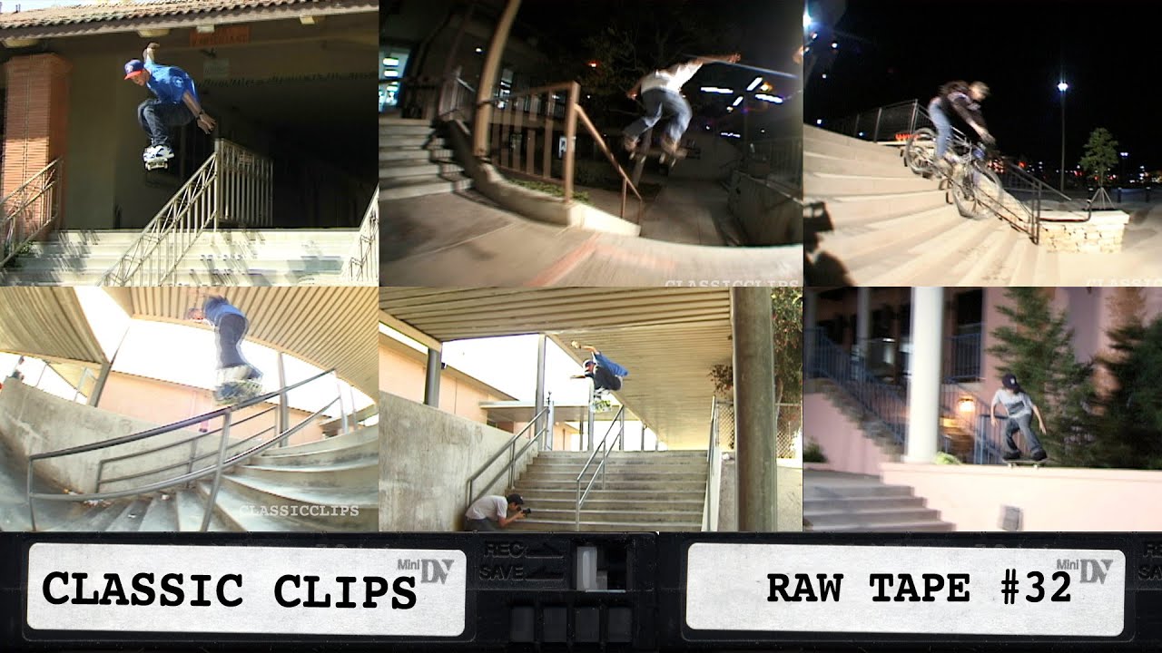 Raw Skateboarding Mini DV Tape #32 Ryan Scheckler Kurtis Colamonico ...