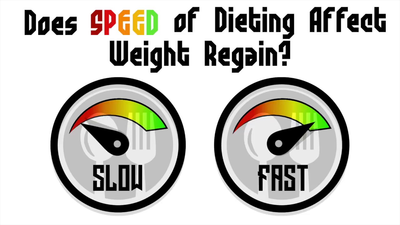Does Speed of Dieting Affect Weight Regain? - YouTube