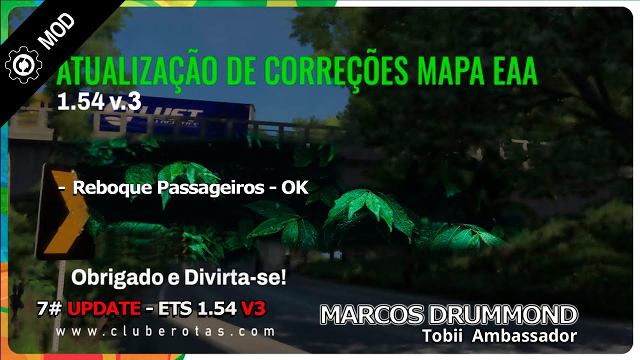 NOVO UPDATE MAPA EAA, ETS 2 1.54 V3 - Tudo sobre o Update! Carga de ...