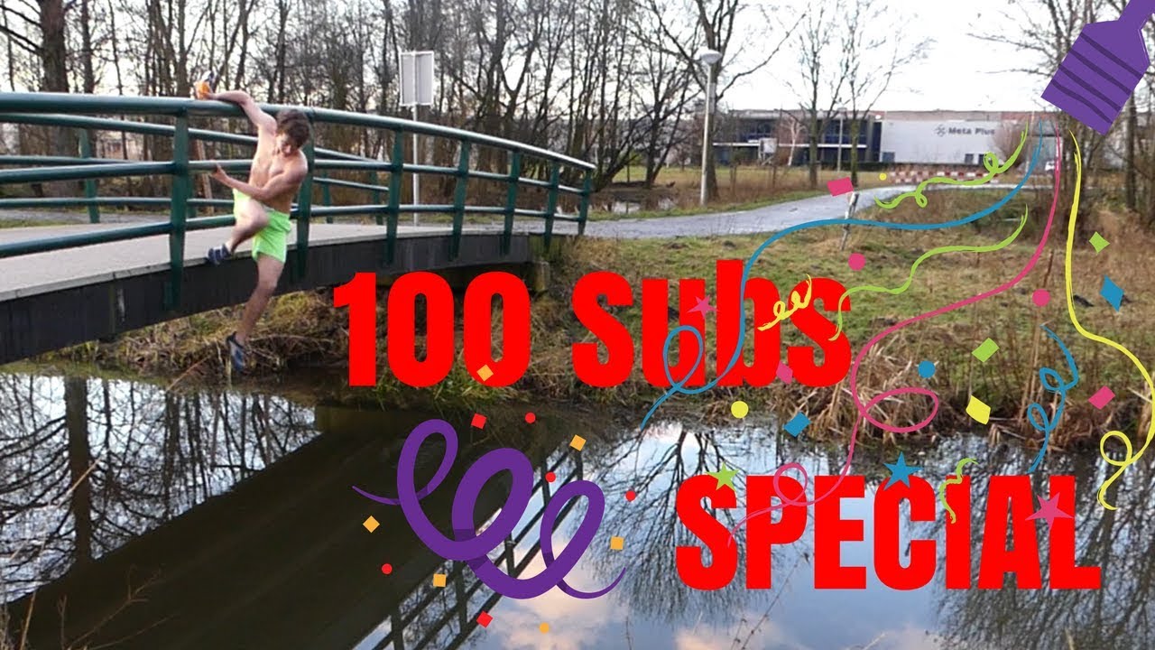 Sloot Springen | 100 abonnees Special - YouTube
