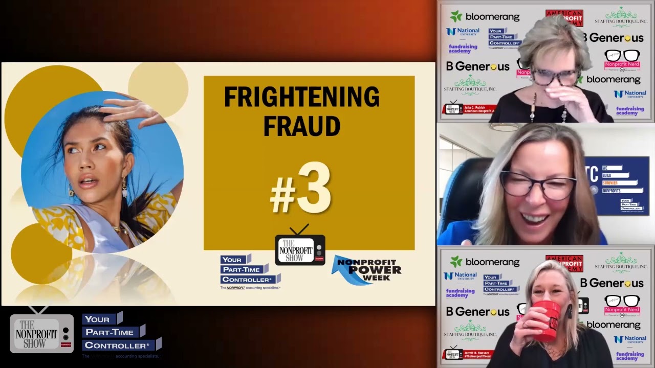 Jennifer Alleva on The Nonprofit Show: Five Frightening Financial ...