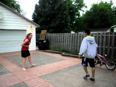 Girl Beats Boy in One on One Pt 5