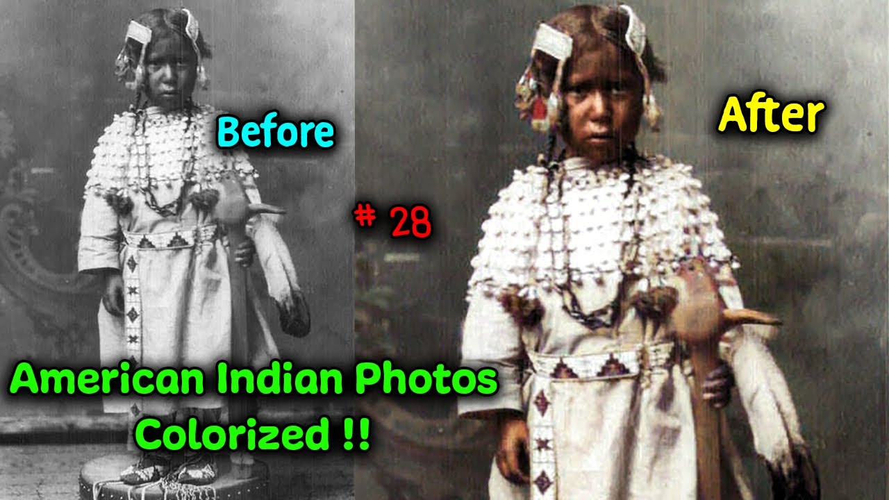 PART #28 - Real American Indian Photos Colorized For The First Time ...