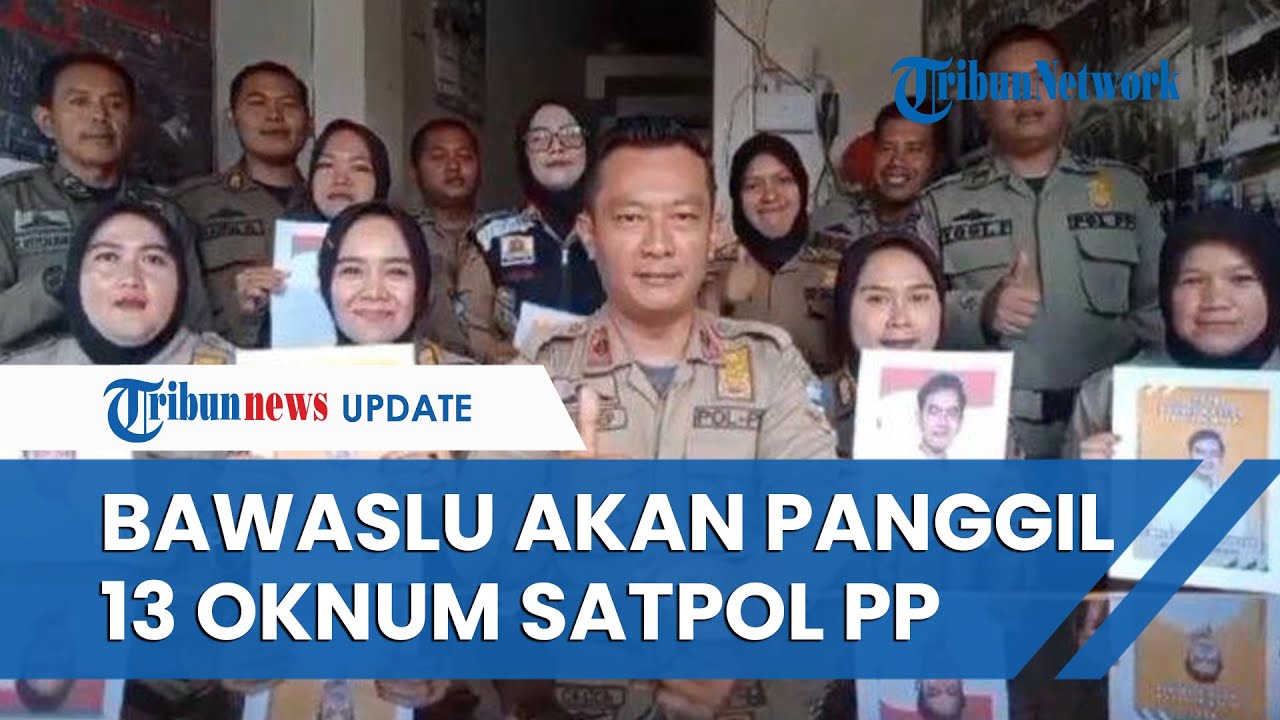 Buntut Video Viral Dukung Gibran 13 Oknum Satpol Pp Garut Bakal