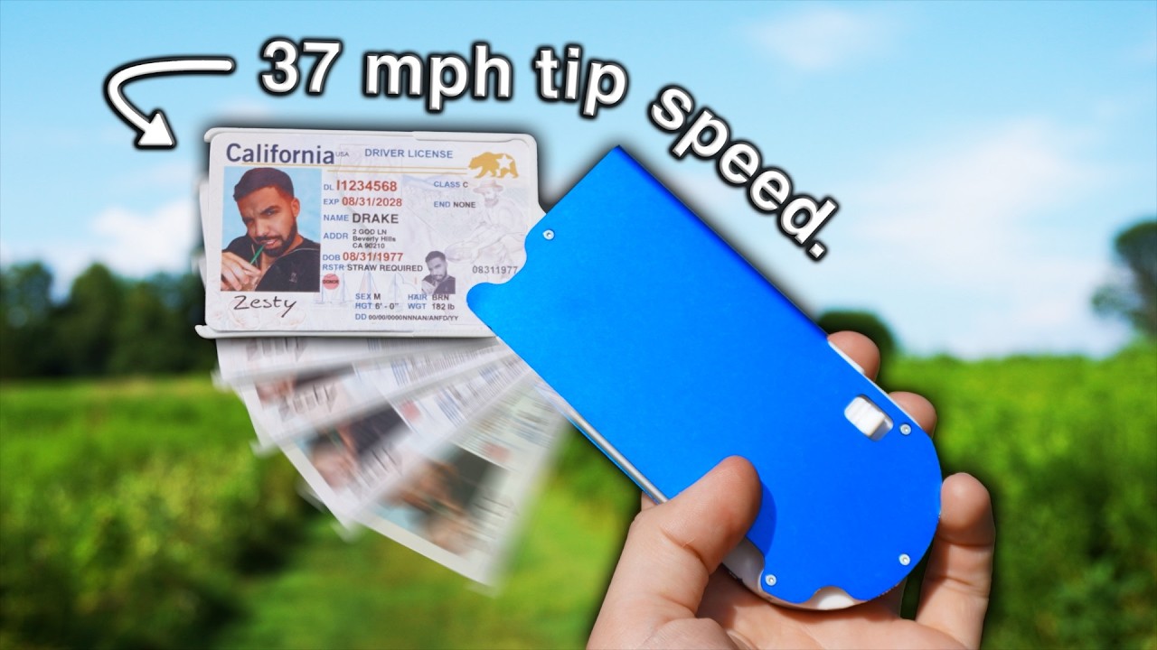 I built the world's fastest card wallet - YouTube