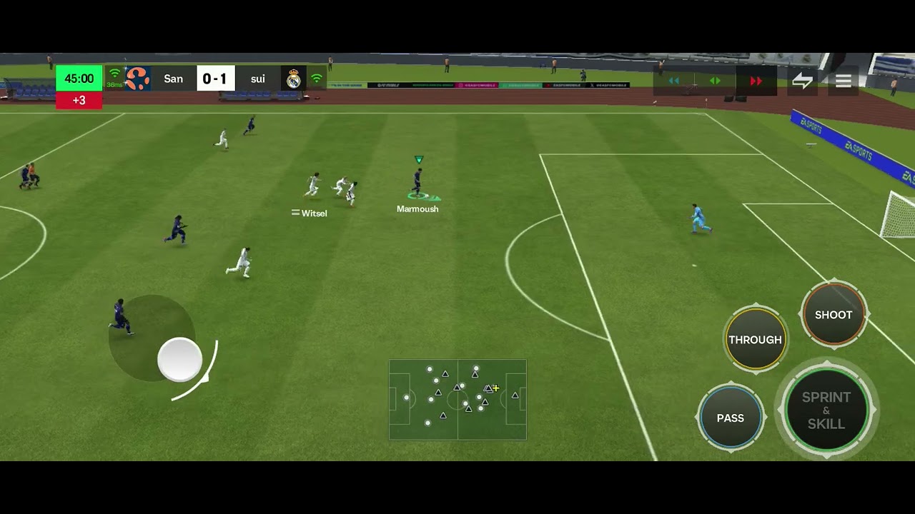 Whatt a 1vs1 match pro vs noob #fifamobile #fifa but at the end match ...