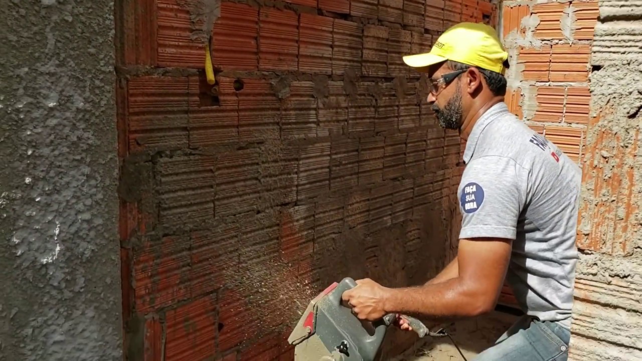 COMO Chapiscar PAREDES Sem CANSAR - YouTube