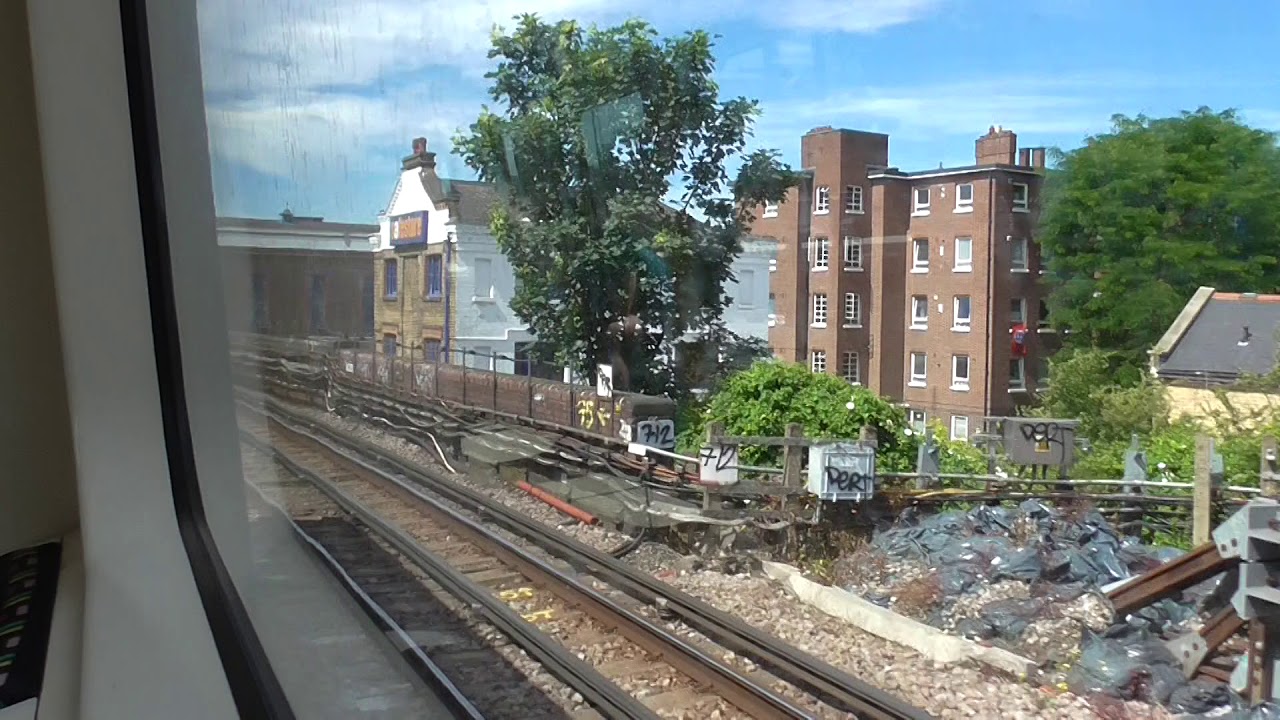 Journey on District Line from South Kensington to Wimbledon - YouTube
