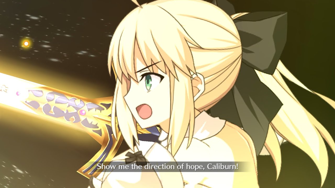 Fate/Grand Order ~Saber Lily NP: Caliburn~ - YouTube