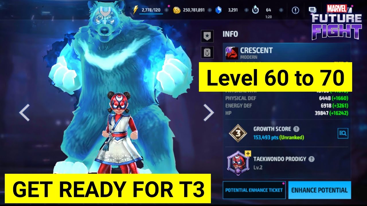 Crescent Level 60 To 70 | How to Reach Crescent Level 70 MFF | Marvel ...