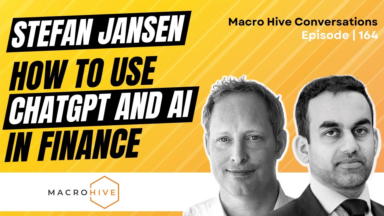 Stefan Jansen on How to Use ChatGPT and AI in Finance MHC | 164 - YouTube