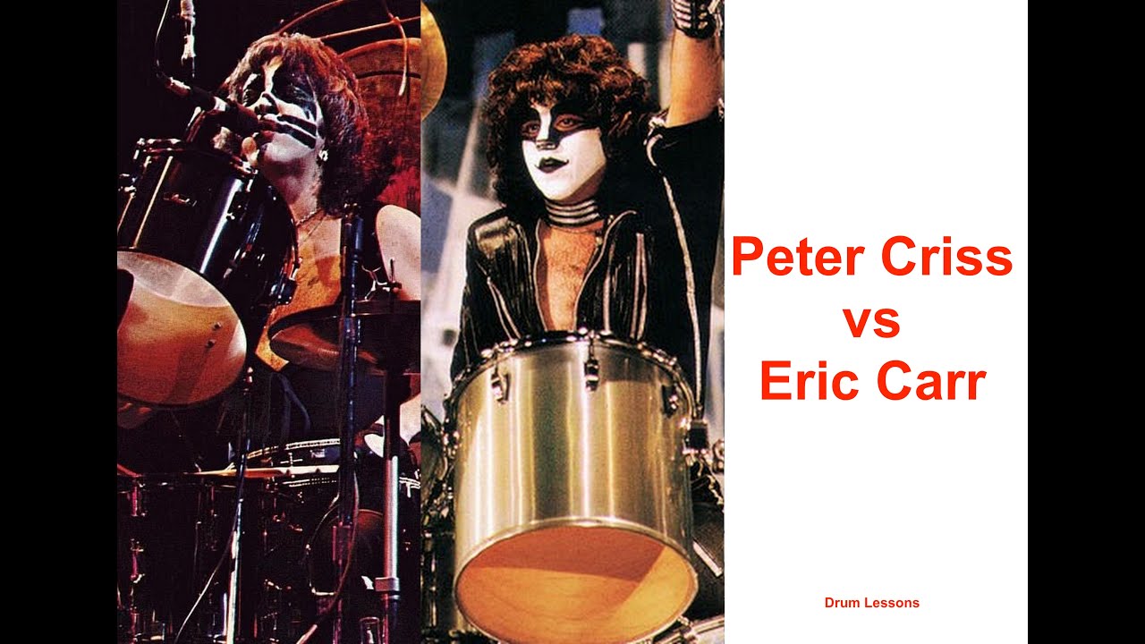 Eric Carr vs Peter Criss Drum Lessons - YouTube