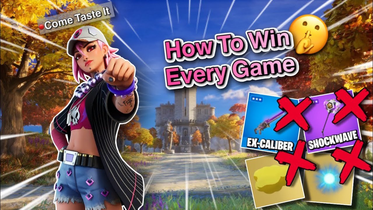 How To Win Every Fortnite Game In Chapter 4 ! 🔥 - YouTube