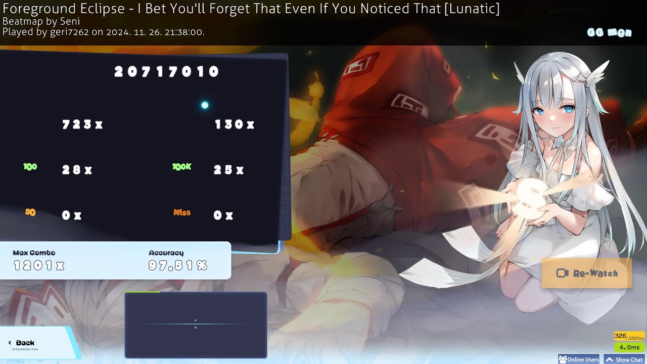 osu altplayer | Foreground Eclipse - I Bet Youll Forget That Even If You Noticed That 97.51% ...