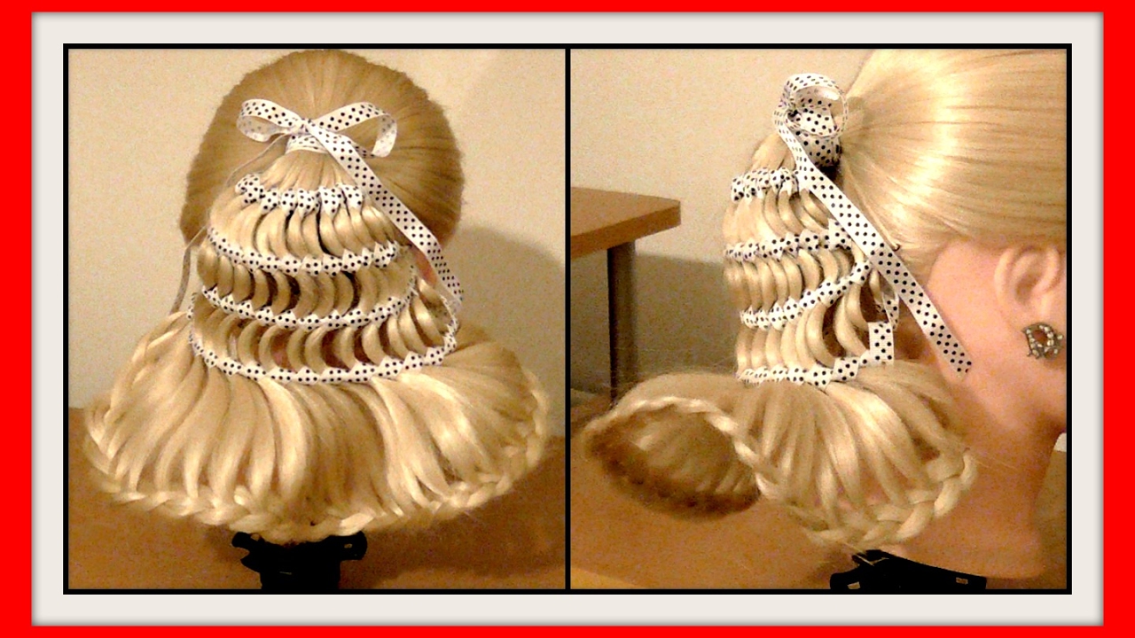 BARBIE DOLL DRESS BRAID HAIRSTYLE / HairGlamour Styles / Hairstyles ...