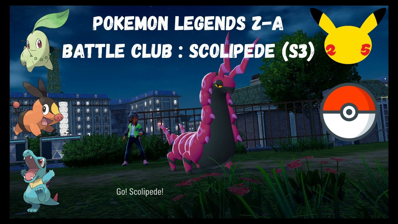 Pokémon Legends Z-A Battle Club Ranked Online Battles Season 3 ...