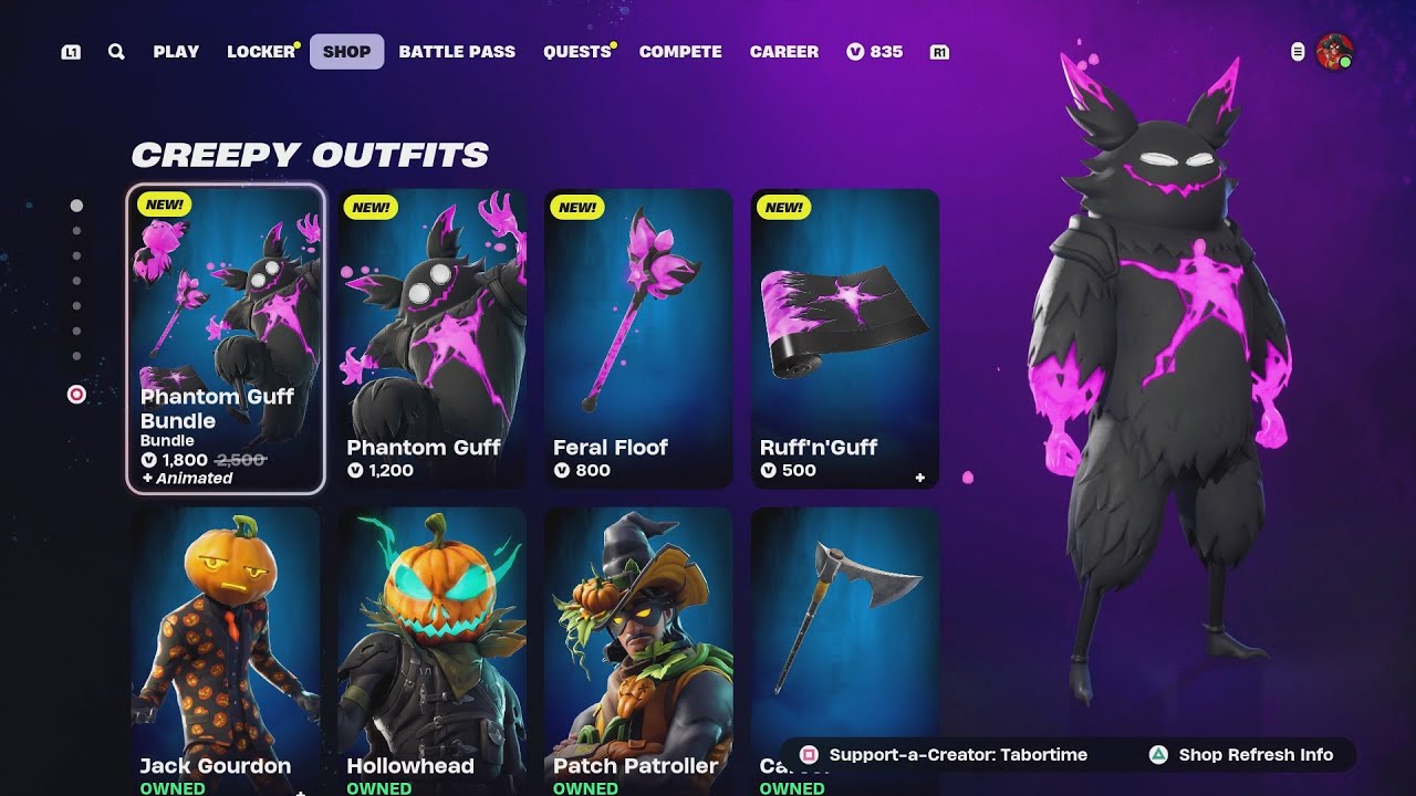 Fortnitemares Gives Us ANOTHER *NEW* Skin (Phantom Guff Bundle) - YouTube
